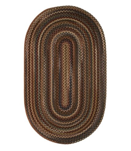 L.L.Bean Braided Wool Rug, Oval | Indoor at L.L.Bean