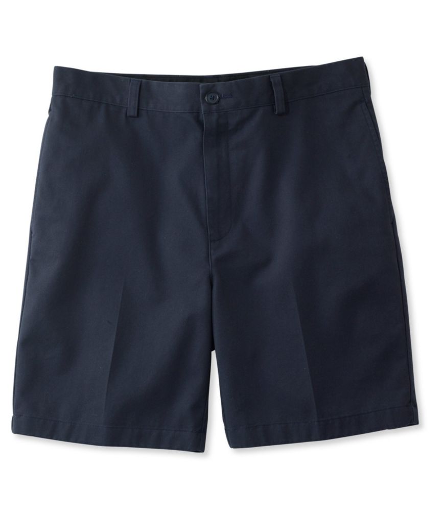 Men's Wrinkle-Free Double L Chino Shorts, Natural Fit Plain Front 8 ...