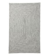 All-Weather Braided Rug, Concentric Pattern Rectangular | Indoor ...