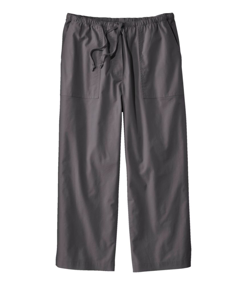 Women's Sunwashed Canvas Pants, Straight-Leg Crop | Pants & Jeans at L ...