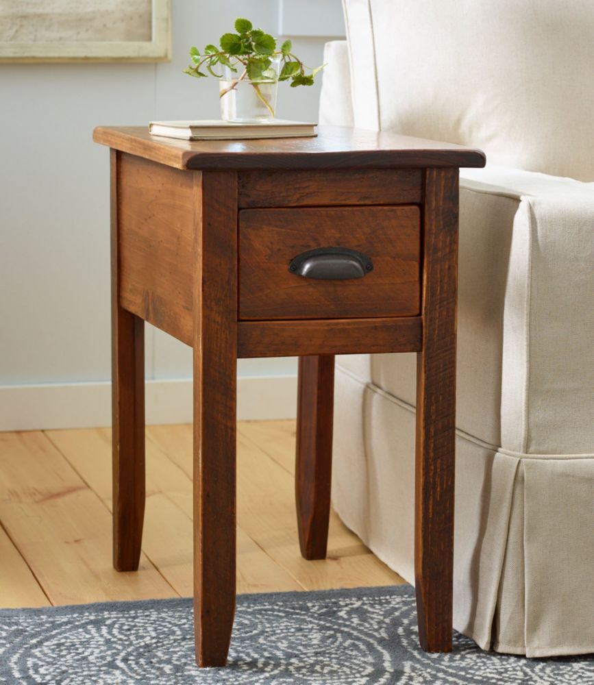 Rustic Wooden Side Table | Storage at L.L.Bean