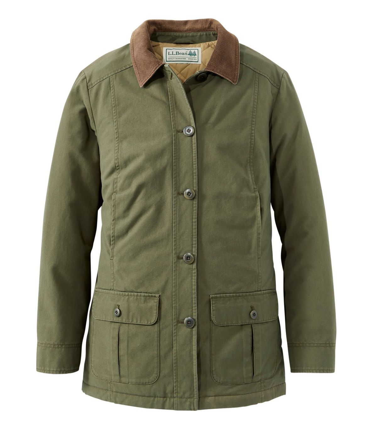 Womens Adirondack Barn Coat Insulated At Ll Bean