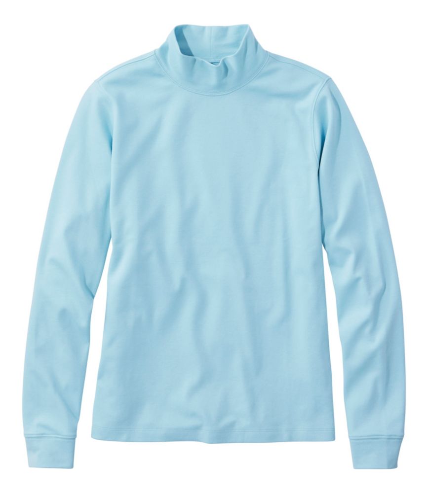 Women's L.L.Bean Interlock Mock-Turtleneck, Long-Sleeve | Shirts & Tops at L.L.Bean