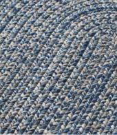 All-Weather Braided Rug, Concentric Pattern Oval | Indoor at L.L.Bean