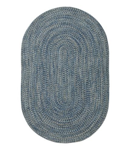 All-Weather Braided Rug, Concentric Pattern Oval | Indoor at L.L.Bean