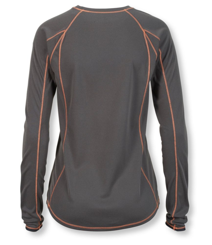 Polartec Power Dry Stretch Base Layer, Lightweight Long-Sleeve Crew
