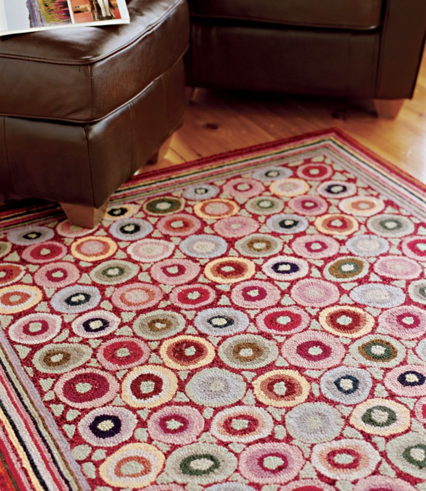 Wool Hooked Rug, Coins | Indoor at L.L.Bean