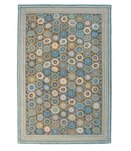 Wool Hooked Rug, Coins | Indoor at L.L.Bean