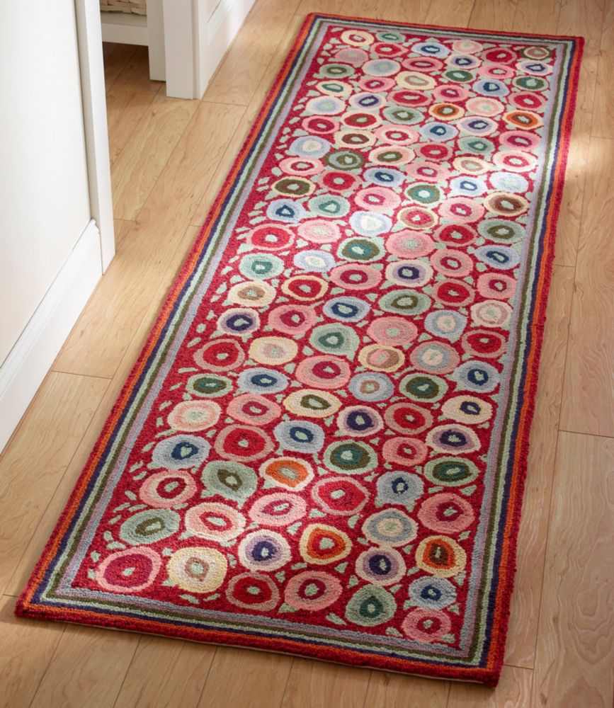 Wool Hooked Runner, Coins | Indoor at L.L.Bean