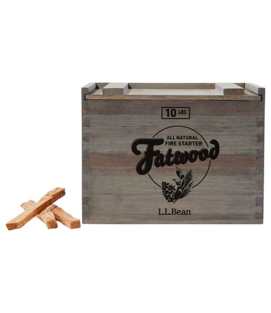 Fatwood Crate | Fireplace & Hearth at L.L.Bean
