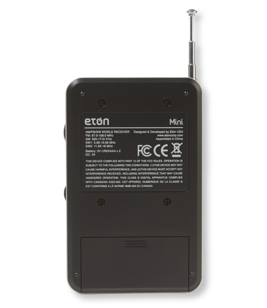 Eton Mini AM/FM/Shortwave Radio | Electronics at L.L.Bean