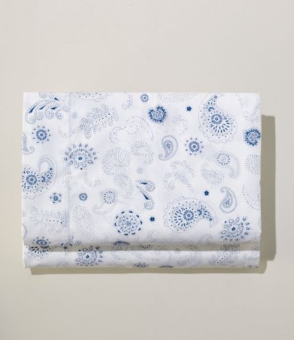280-Thread-Count Pima Cotton Percale Sheet, Flat Print | Bedding at L.L ...