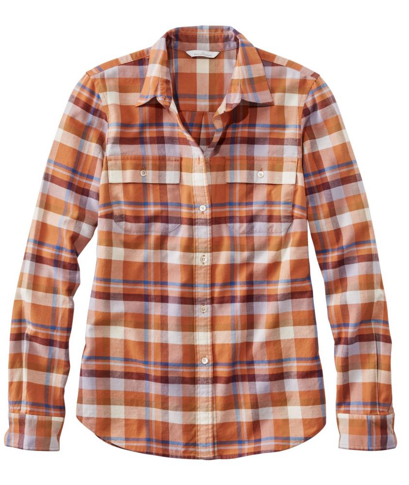 Women's Signature Lightweight Flannel Shirt, Plaid