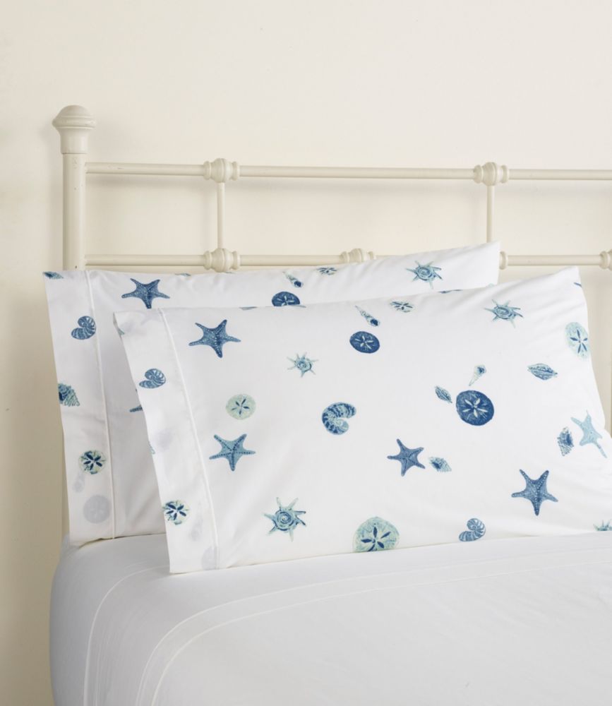 Seashell Percale Sheet Collection | Home Goods at L.L.Bean