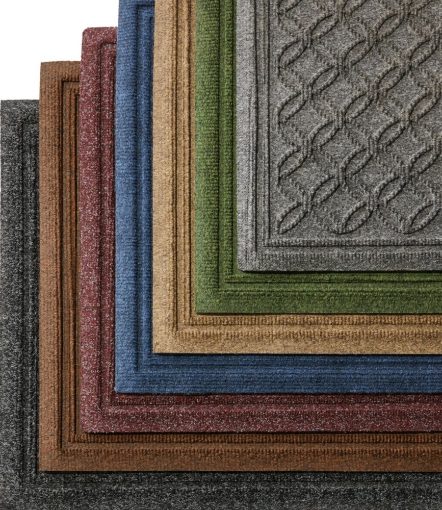 Heavyweight Recycled Waterhog Mat Runner, Locked Circles | Waterhog ...