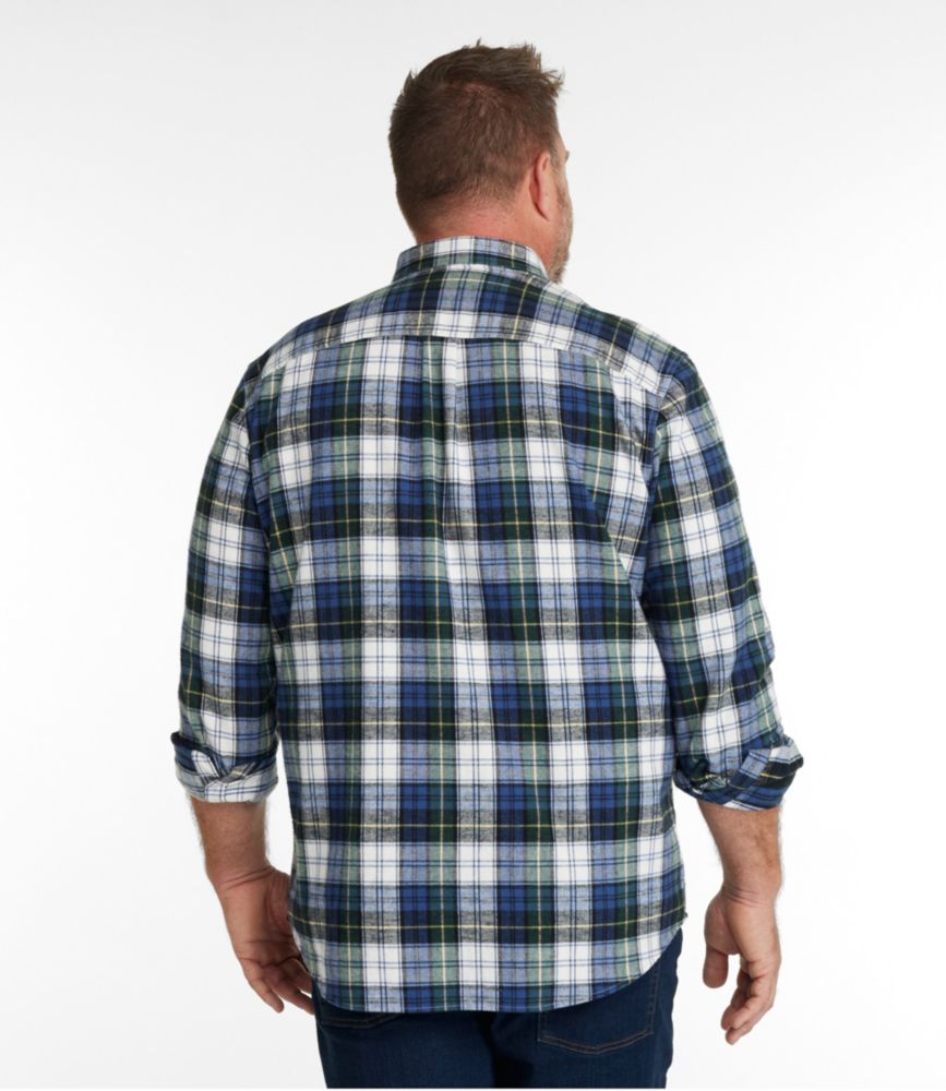 Men's Scotch Plaid Flannel Shirt, Slightly Fitted | Flannel Shirts at L ...