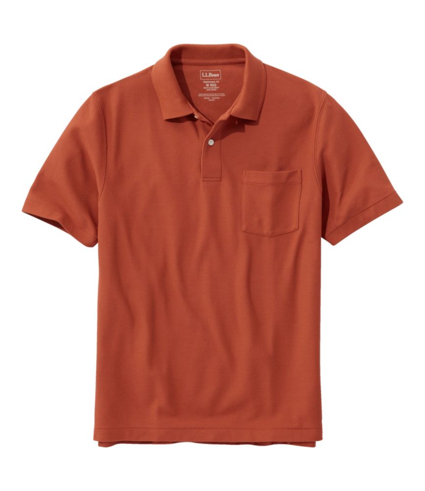 Men's Premium Double L Polo, Hemmed Short-Sleeve with Pocket | Shirts ...