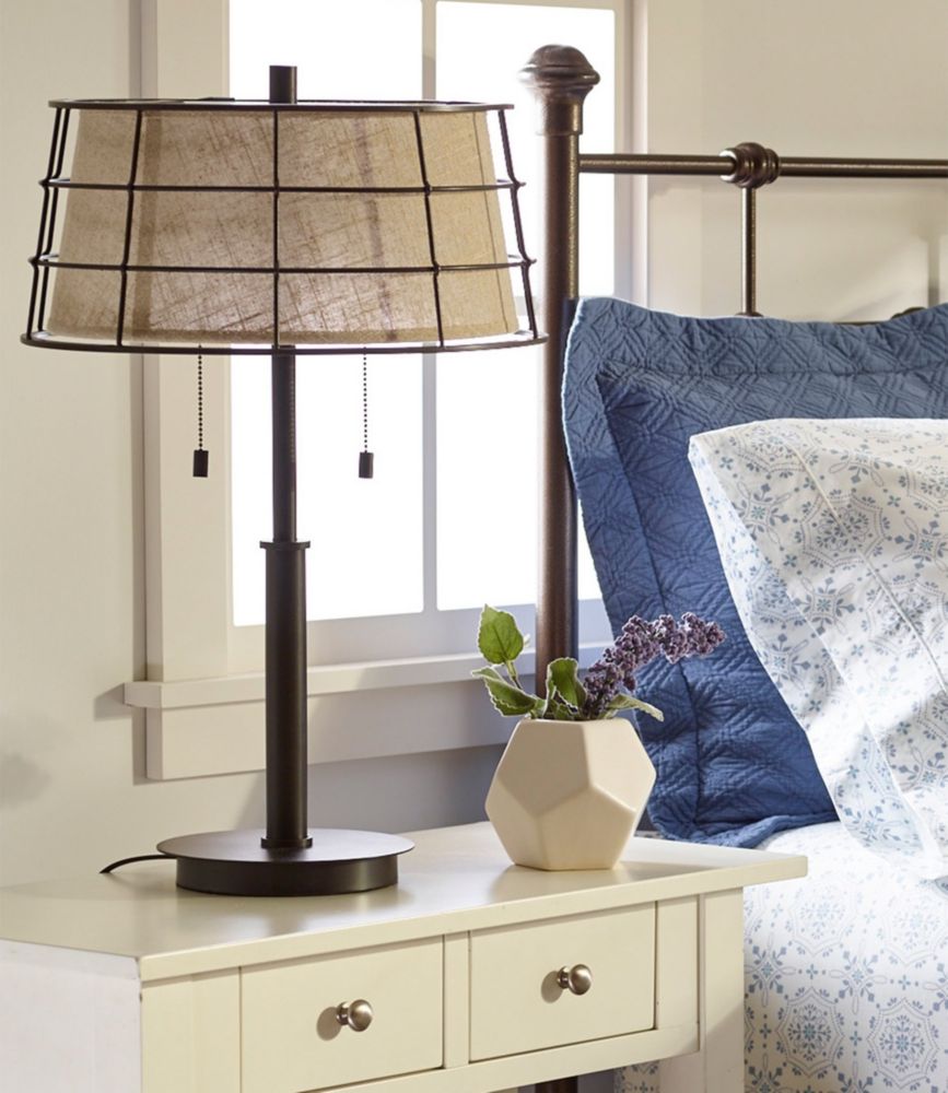 Steel Caged Lamp | Home Goods at L.L.Bean