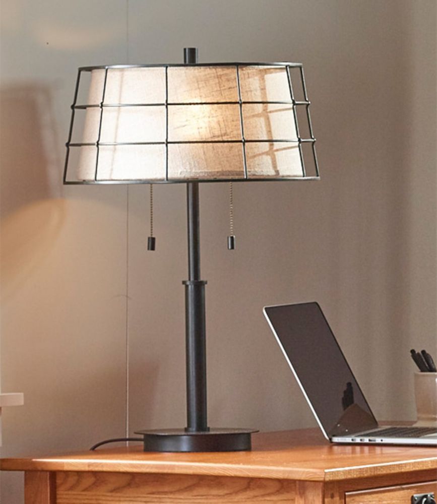 Steel Caged Lamp | Home Goods at L.L.Bean