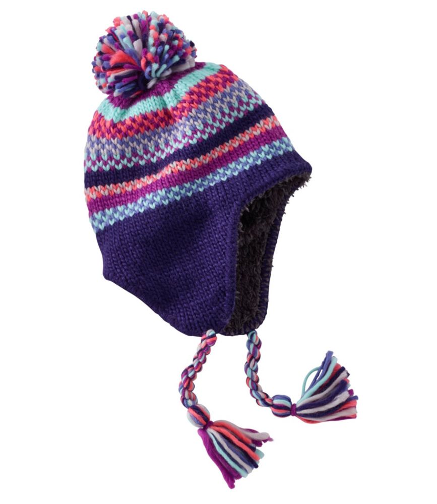 Kids' Peruvian Pom Hat