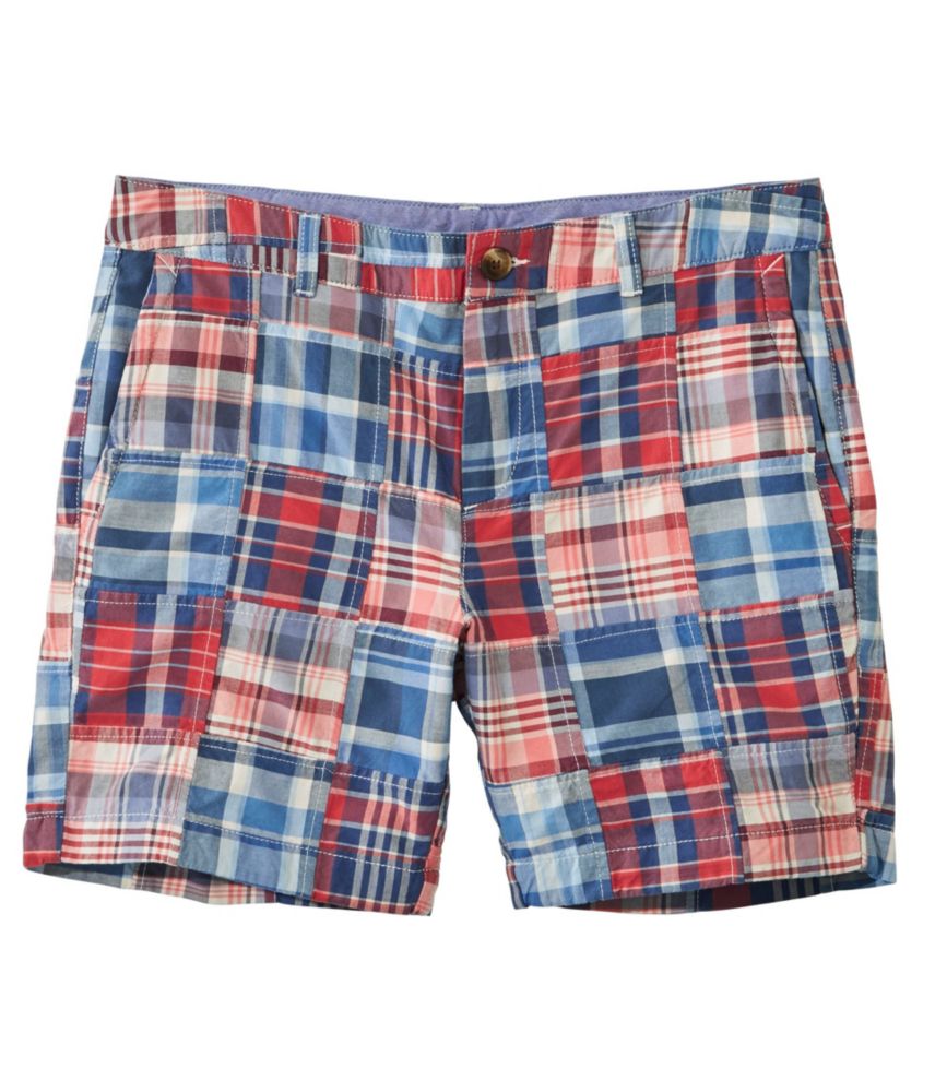 Women's Washed Chino Shorts, 6" Patchwork