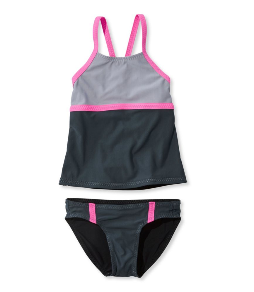 Girls' Sun-and-Surf Reversible Swimsuit, Two-Piece | Swimwear at L.L.Bean