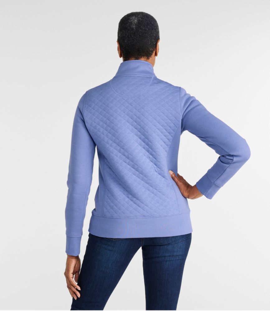 Women's Quilted Quarter-Zip Pullover | Sweatshirts at L.L.Bean