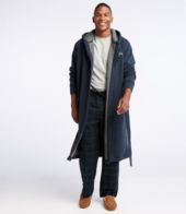 Men's Rugby Robe, Fleece-Lined, Hooded | Sleepwear at L.L.Bean