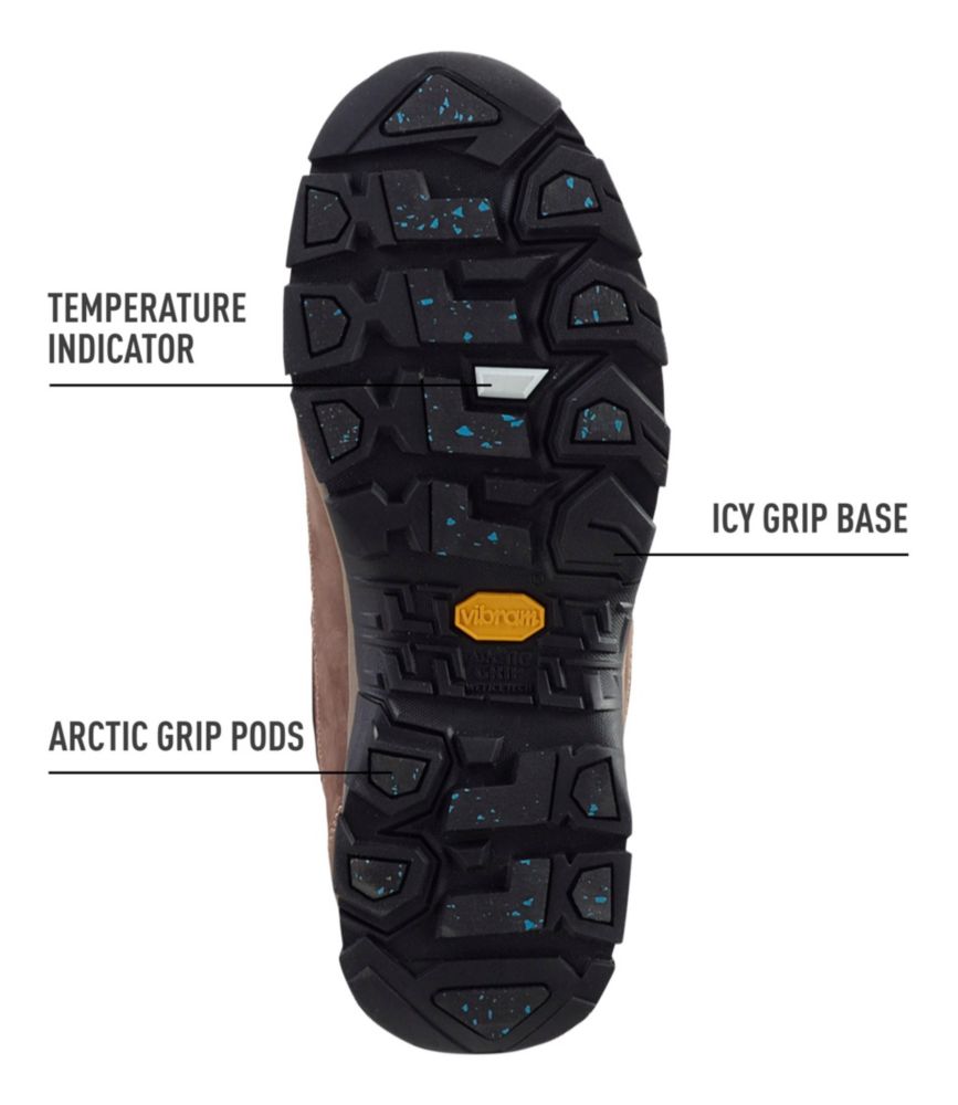 Men's Snow Sneakers with Arctic Grip, Mid Hook-and-Loop