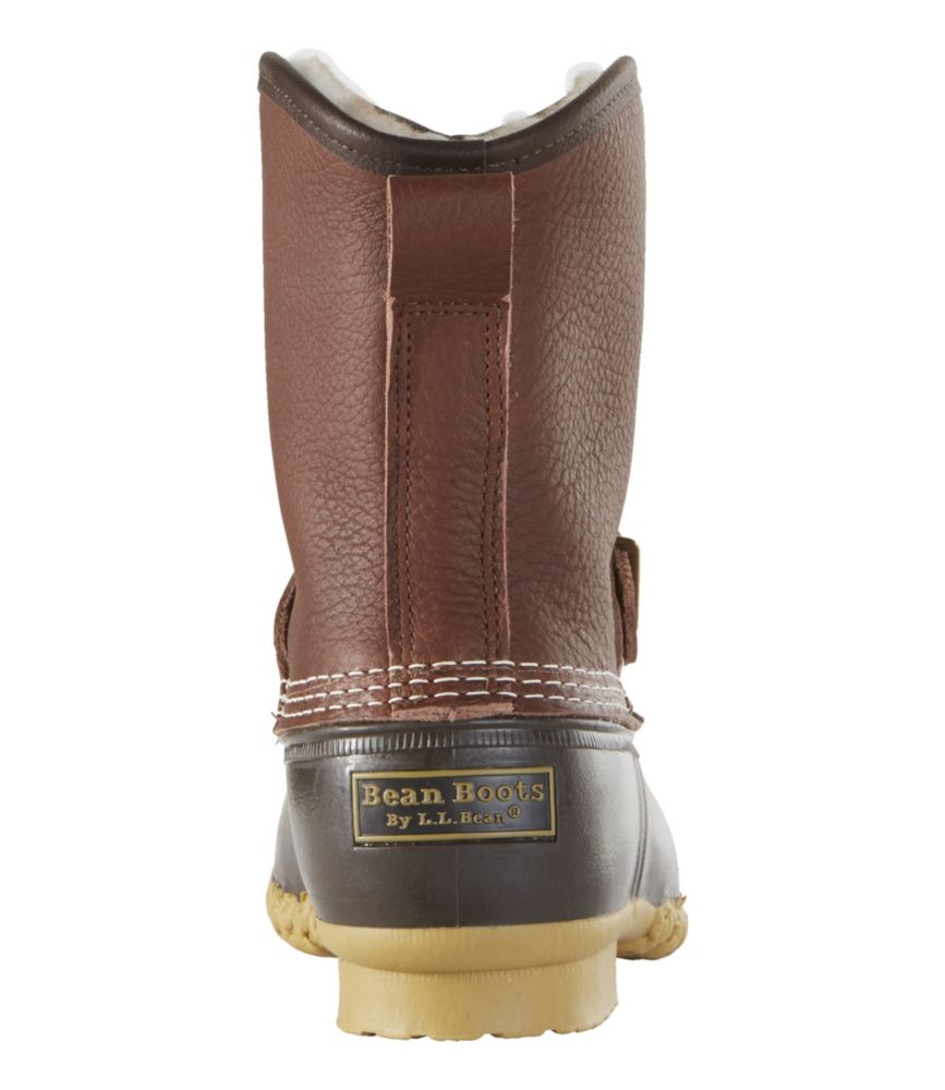Men's Bean Boots, 9" Lounger Shearling-Lined | Bean Boots at L.L.Bean