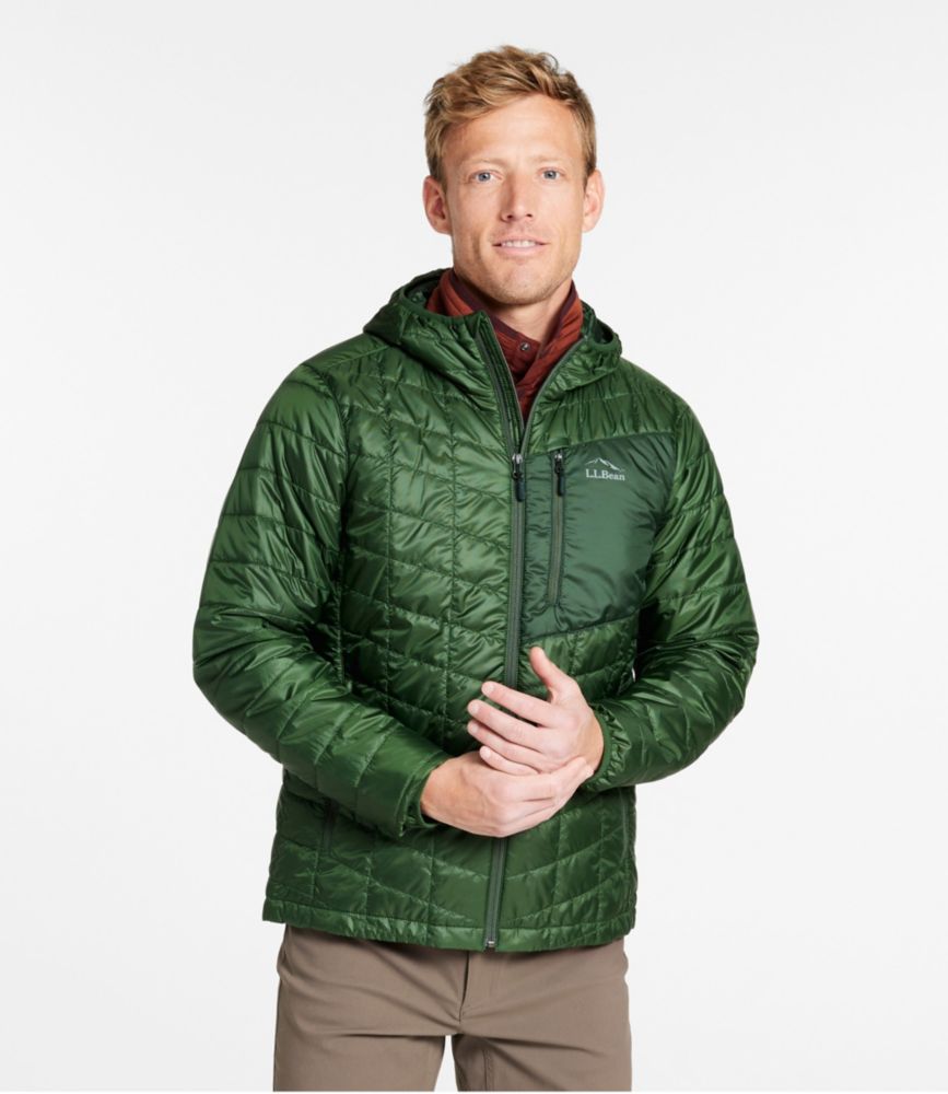 Men's PrimaLoft Packaway Hooded Jacket | Insulated Jackets at L.L.Bean
