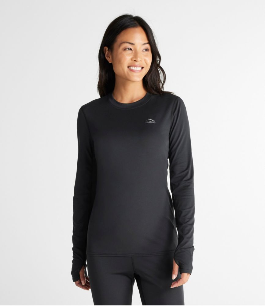 Women's L.L.Bean Lightweight Crew Base Layer, Long Sleeve | Base Layers ...