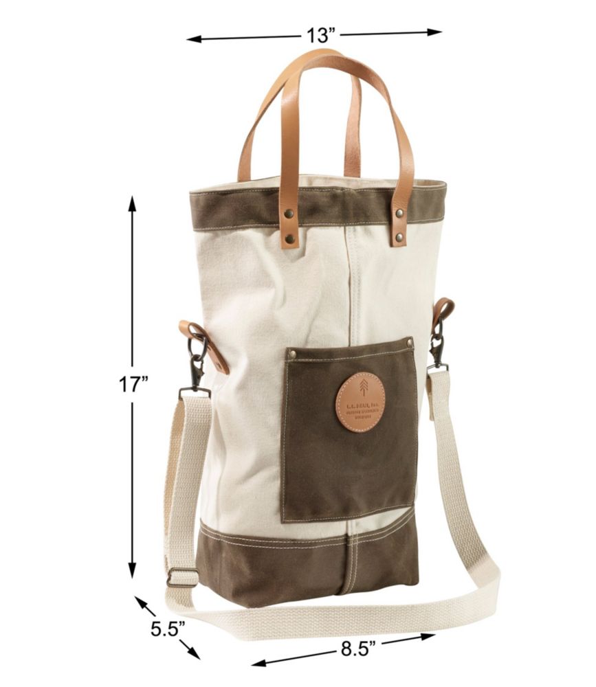 Utility Crossbody Tote, Waxed Canvas Trim | Bags & Totes at L.L.Bean