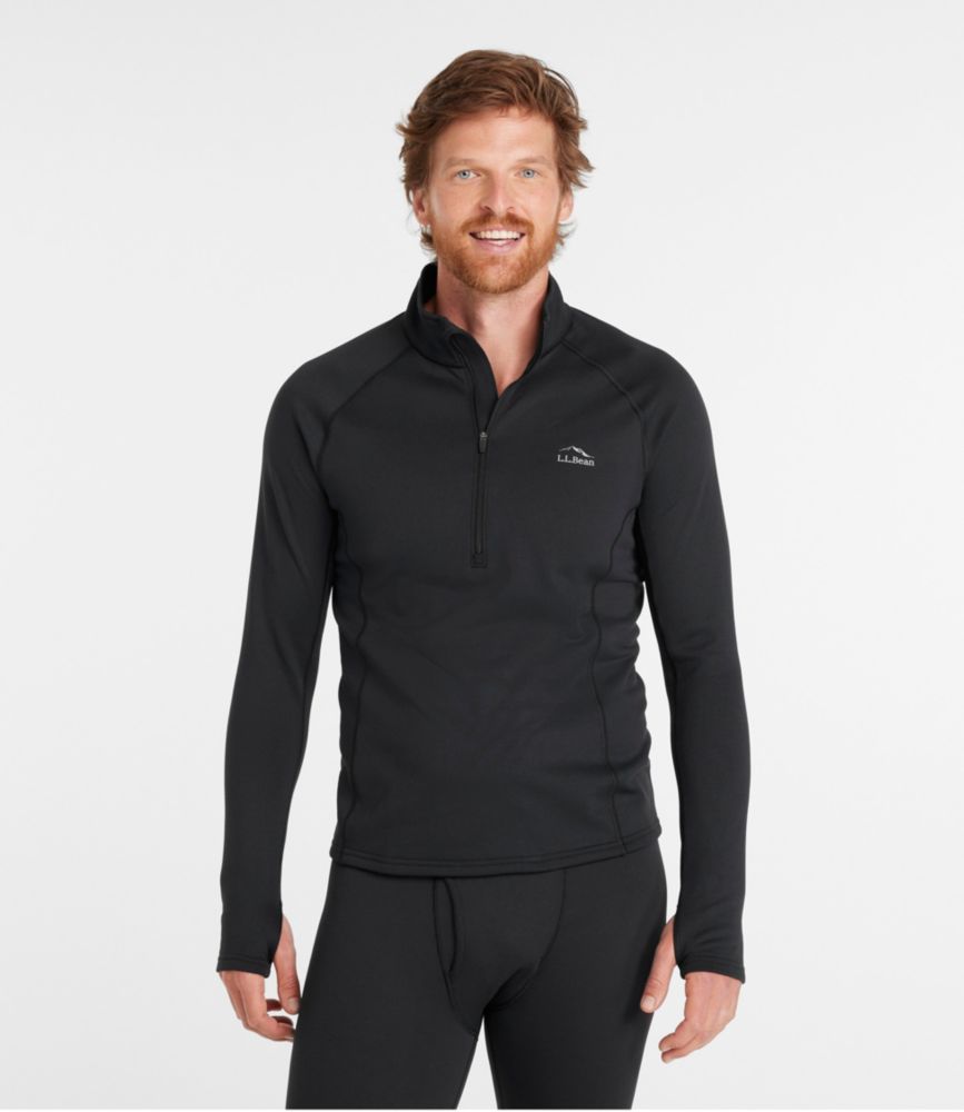 Men's L.L.Bean Heavyweight Base Layer, 1/4 Zip | Underwear & Boxers at ...