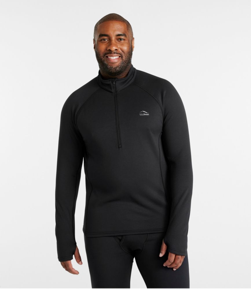 Men's L.L.Bean Heavyweight Base Layer, 1/4 Zip | Underwear & Boxers at ...