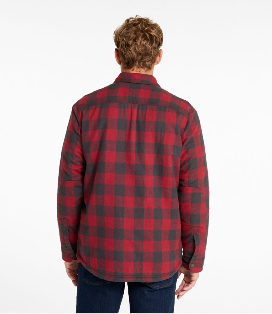 Men's Sherpa-Lined Scotch Plaid Shirt, Slightly Fitted | Shirts at L.L.Bean