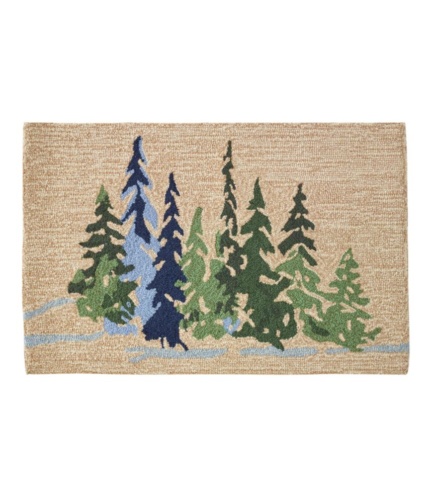 Indoor/Outdoor Vacationland Rug, Treeline | Indoor at L.L.Bean