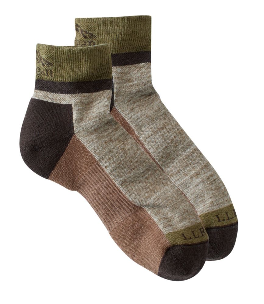 Men's PrimaLoft Performance Socks, Quarter-Crew | Socks at L.L.Bean