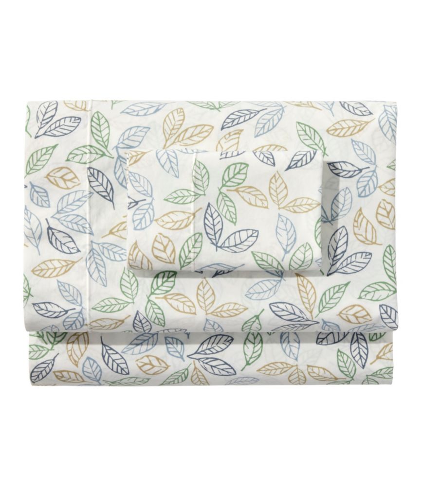 Tossed Leaves Percale Sheet Collection | Home Goods at L.L.Bean