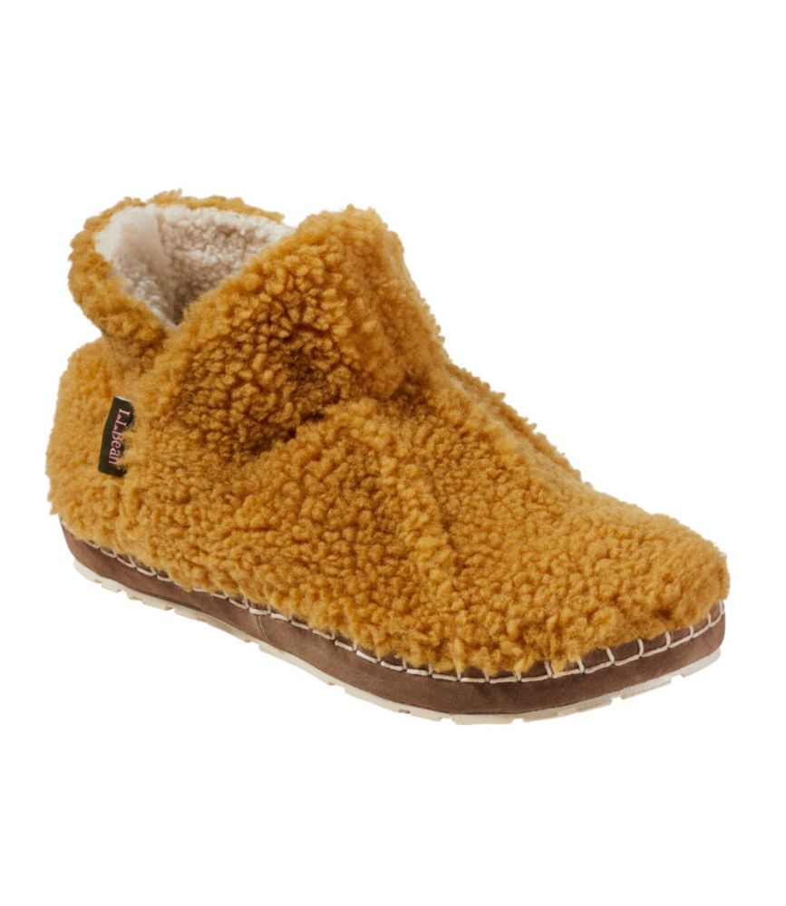 Women's Cozy Slipper Booties, Pile Fleece | Slippers at L.L.Bean
