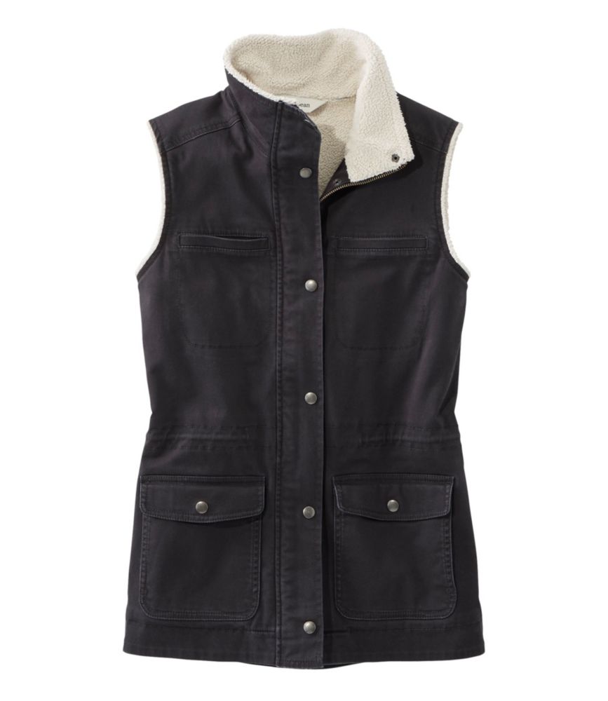 Women's Classic Utility Vest, Sherpa-Lined | Outerwear & Jackets at L.L ...