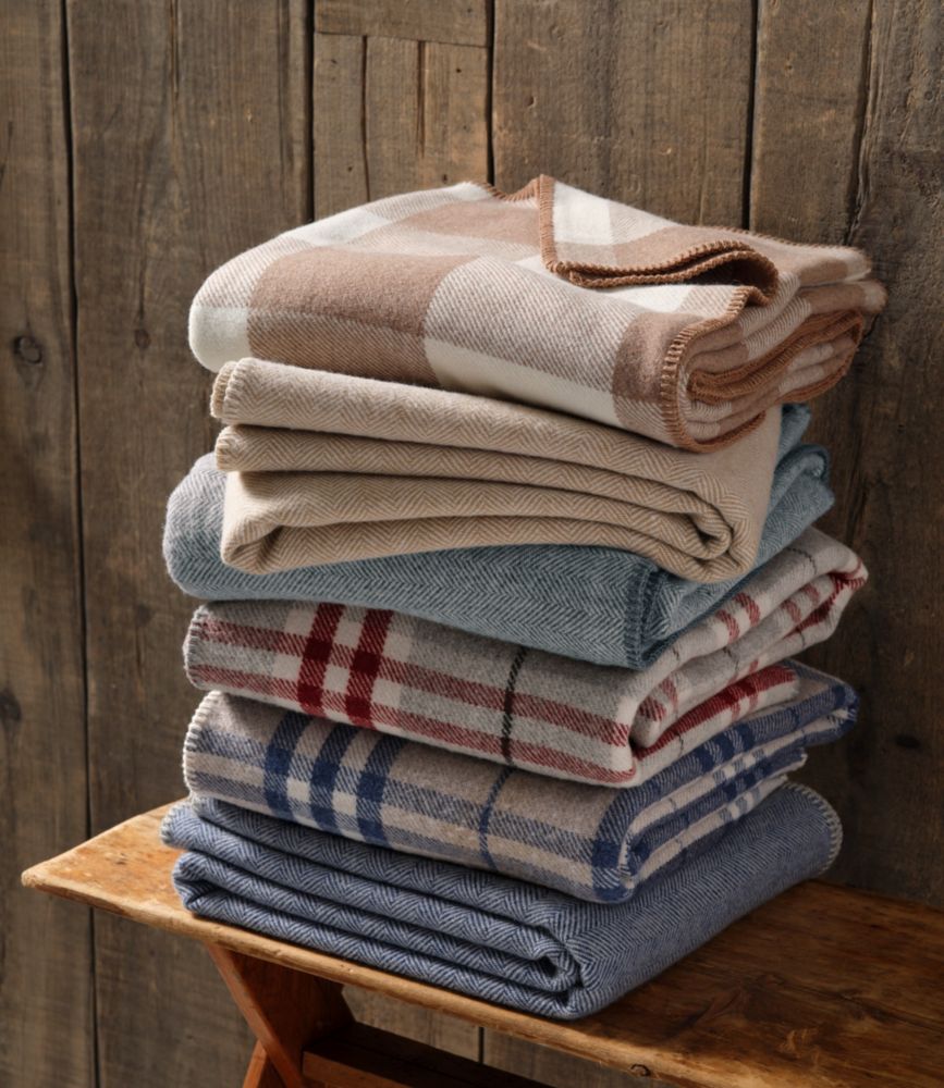 Washable Wool Blanket, Plaid | Blankets & Throws at L.L.Bean