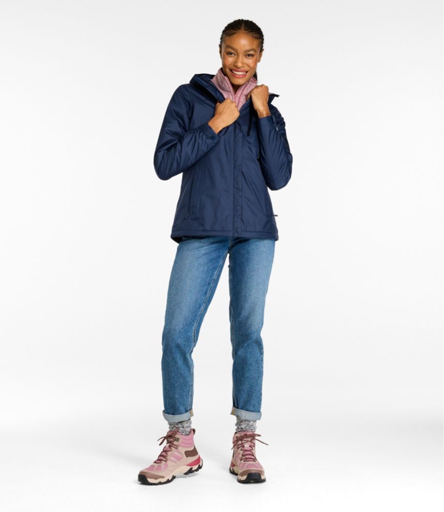 Women's Trail Model Rain Jacket, Fleece-Lined | Women's at L.L.Bean