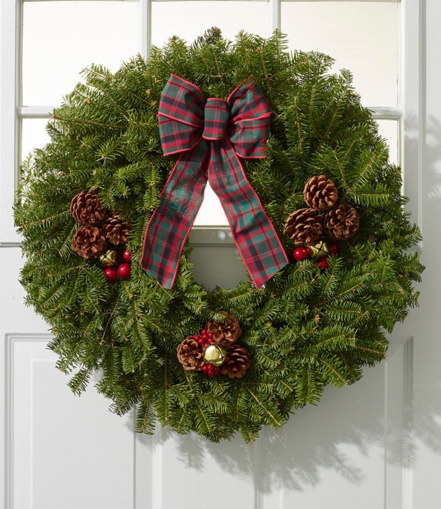 Christmas Golden Bells Wreath, 24" | Fresh Wreaths & Greenery at L.L.Bean