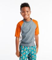 Kids' Sun-and-Surf Shirt, Short-Sleeve Colorblock | Swimwear at L.L.Bean