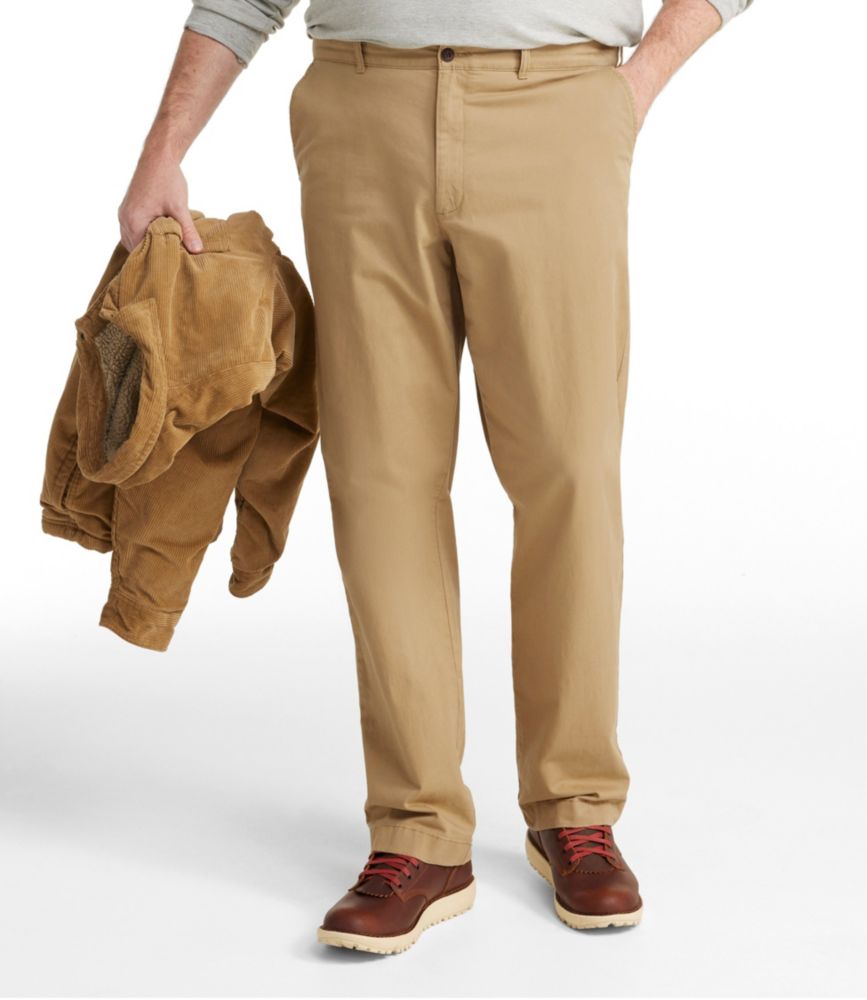 Men's Lakewashed Stretch Khakis, Classic Fit, Straight Leg | Pants at L ...