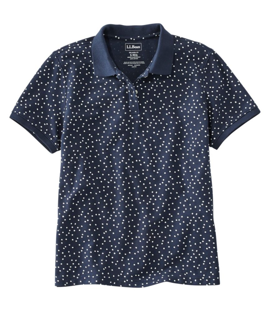 Women's Premium Double L Polo Short-Sleeve, Relaxed Fit, Print | Tees ...