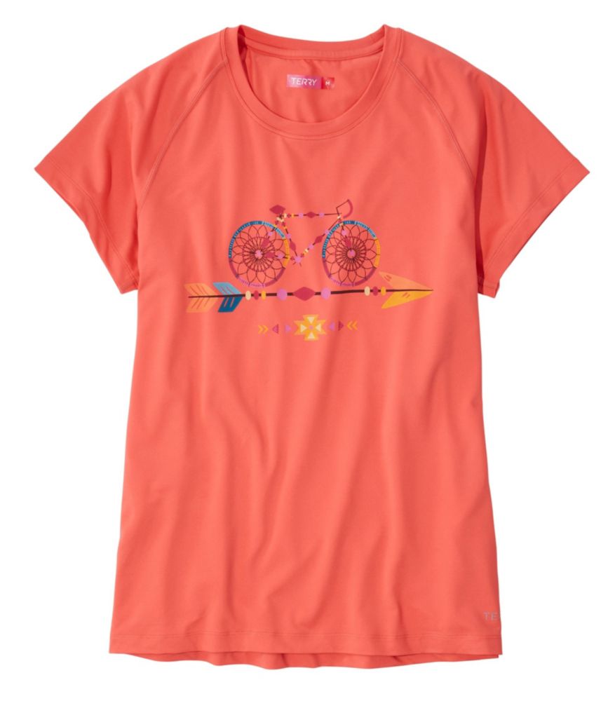 Women's Terry Tech Tee Flow Cycling Top | Women's at L.L.Bean