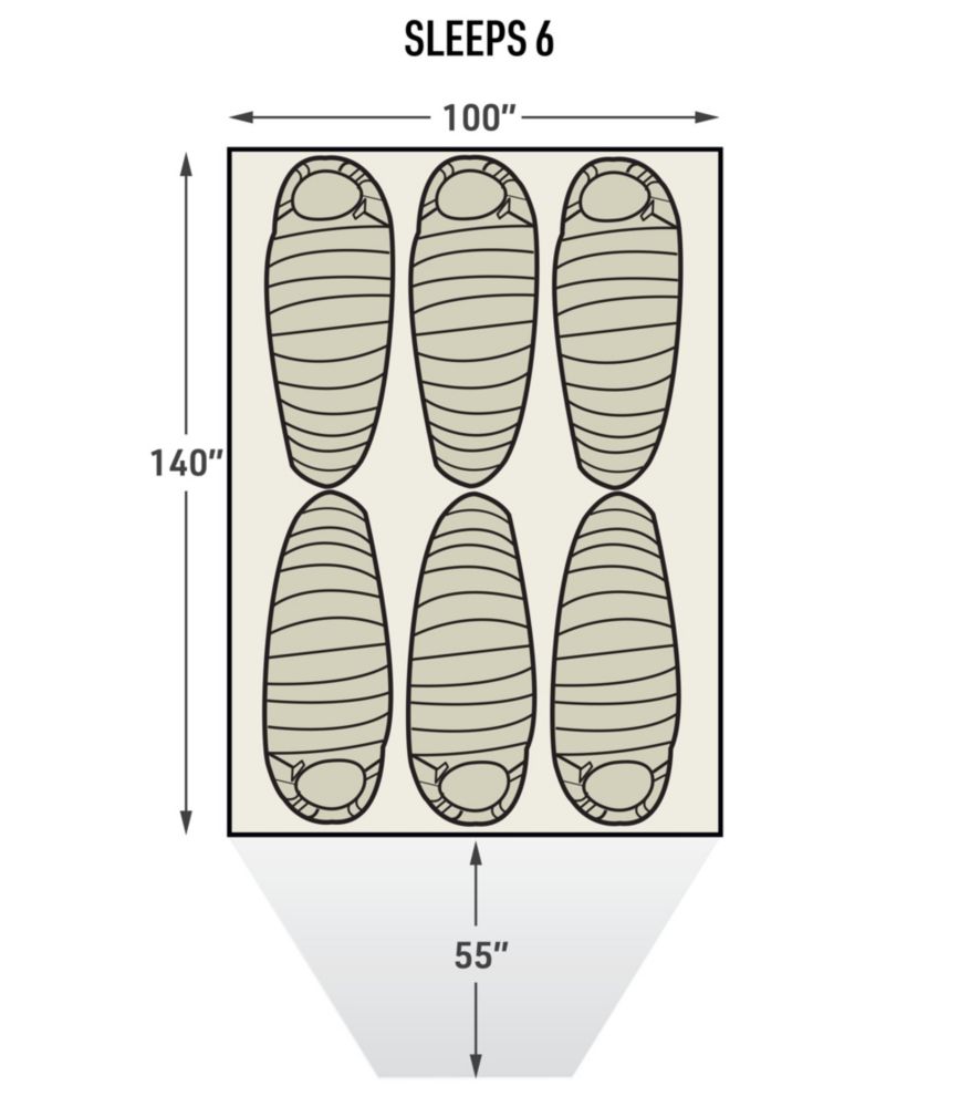 Nemo WagonTop 6-Person Tent | Tents at L.L.Bean