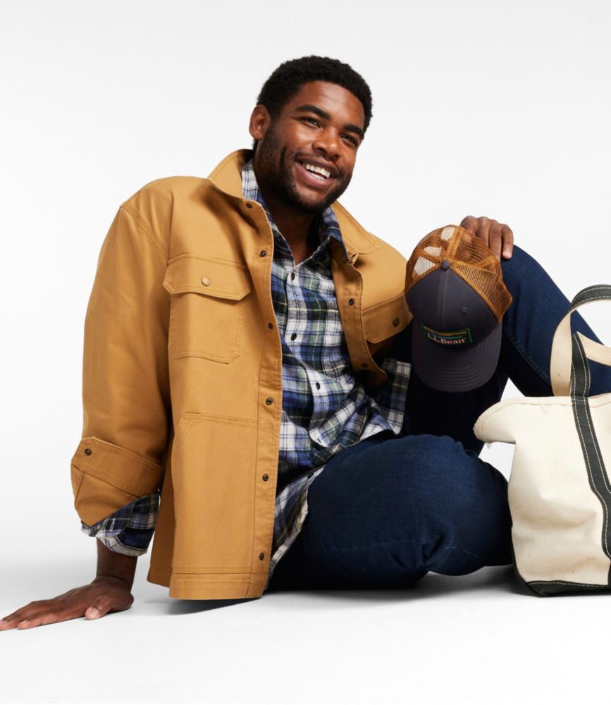 Men's Scotch Plaid Flannel Shirt, Slim Fit | Casual Button-Down Shirts ...